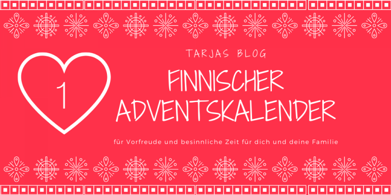 Finnischer Adventskalender - Tag 1 - Tonttu | Tarjas Blog Finnland